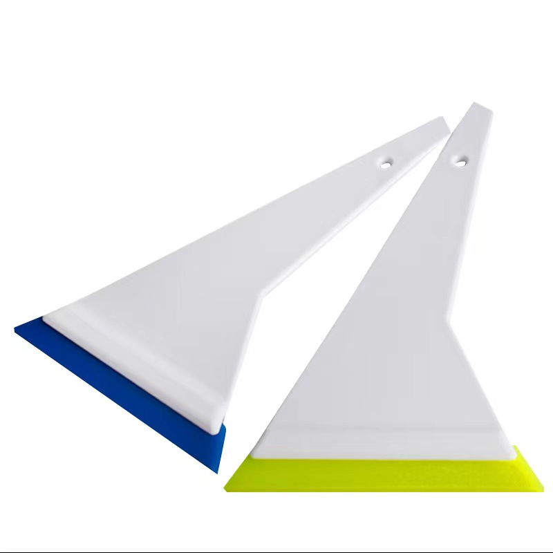 Car Film Tool Scraper Solar Film Triangle Beef Tendon Scraper + Replace ...