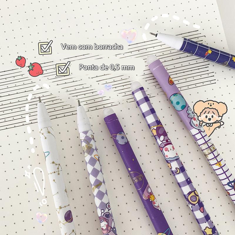 6pc/set hot erasable pen neutral pen full needle tube 0.5 needle tube ...