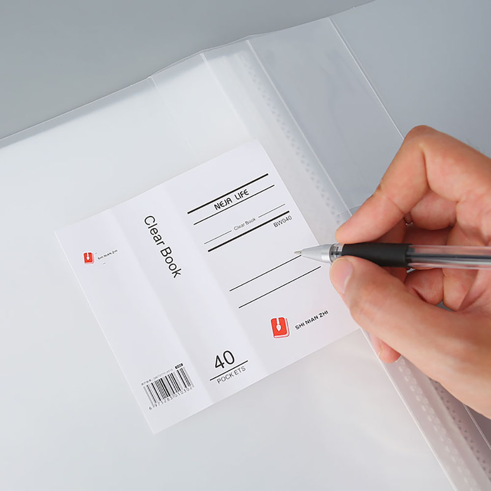 A4 Transparent Document Booklet Insert Folder Multi-Layer Document ...