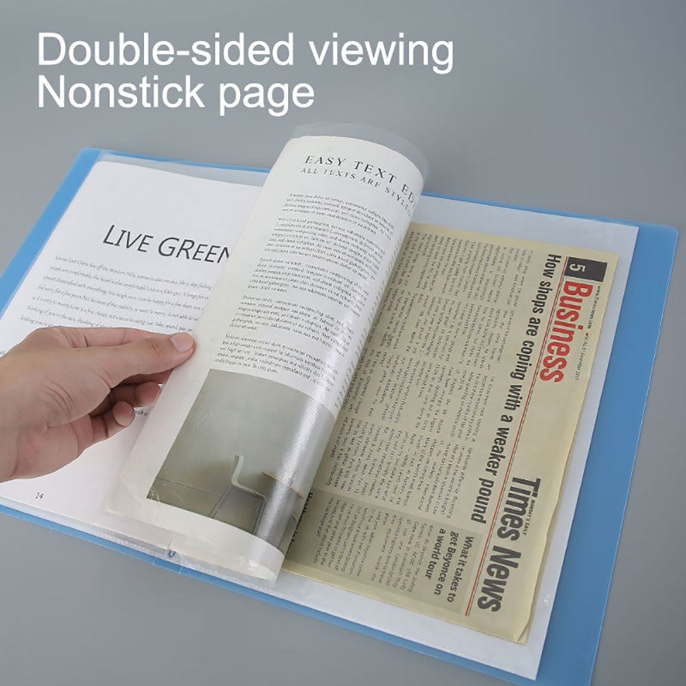 A4 Transparent Document Booklet Insert Folder Multi-Layer Document ...