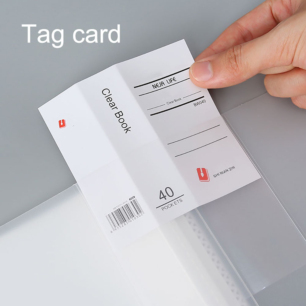 A4 Transparent Document Booklet Insert Folder Multi-Layer Document ...