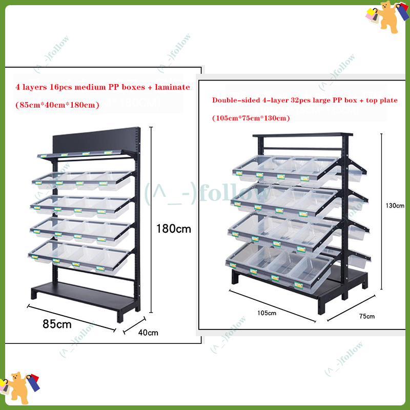 Goods shelves Convenience Store Supermarket Snack Shelf Scattered Snack ...
