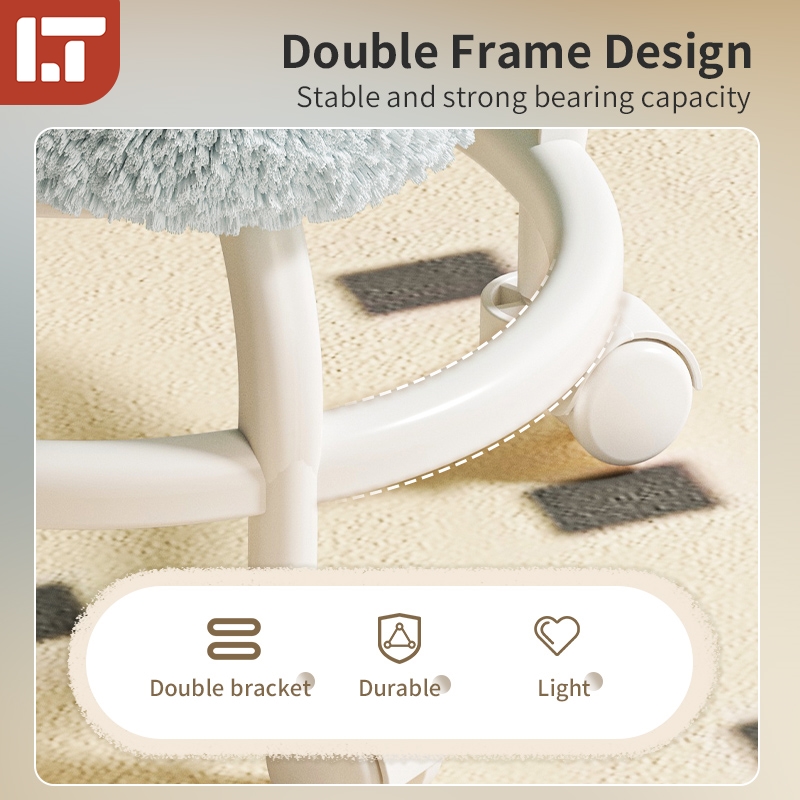 Stool Chair Low Stool Round Chair With Wheel Small Chair Plastic Chair ...