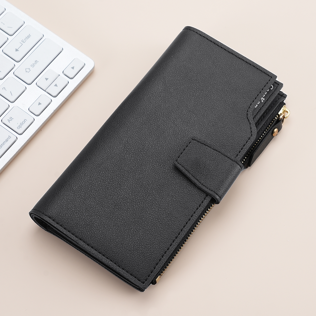 1 Piece Ladies Fashion Simple Long Wallet Youth Casual 70% off Multi ...