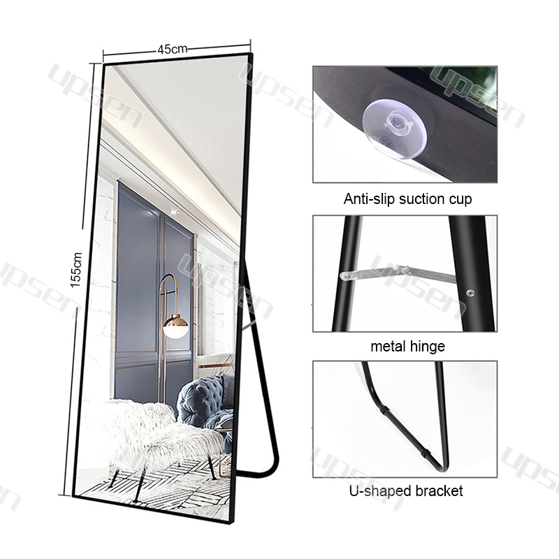 【Safe packing】180CM-155CM Mirror With Stand Mirror Floor Mirror Full ...