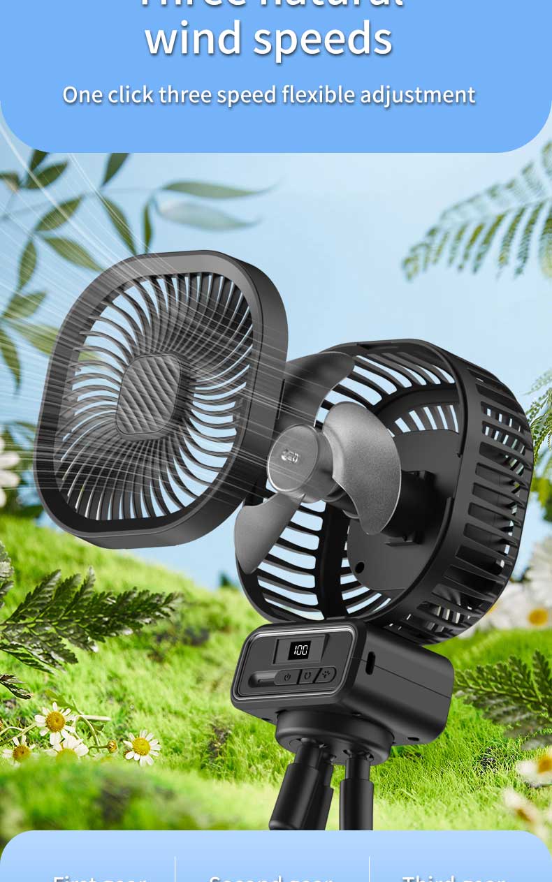 Oscillating baby stroller portable mini fan/small night light/ultra ...