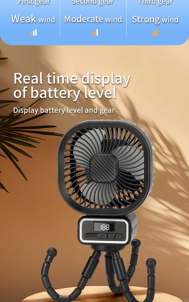 Oscillating baby stroller portable mini fan/small night light/ultra ...