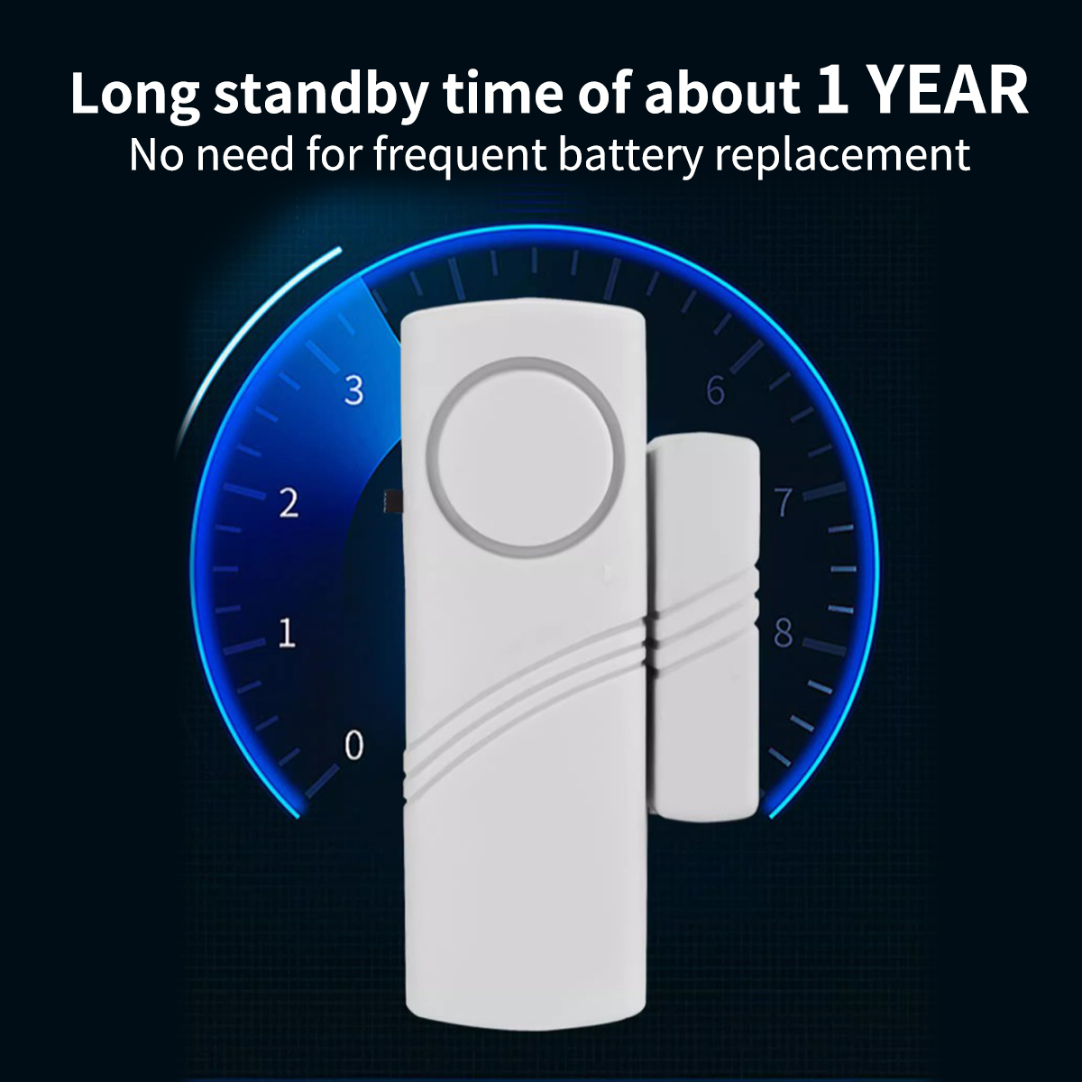 120dB High Pitched Alarm Wireless Door and Window Entry Alarm Burglar ...