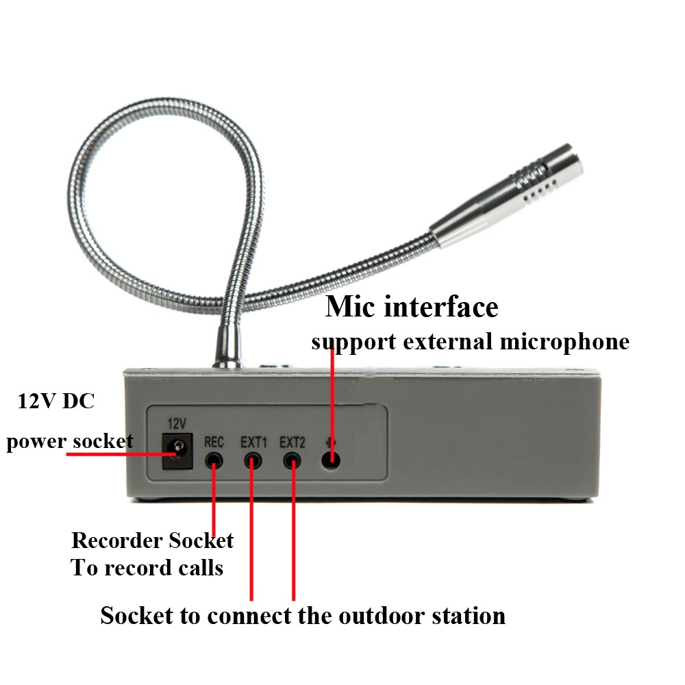 【Local Warehouse】Dual Way Window Mic and Speaker Loud Clear Quality ...