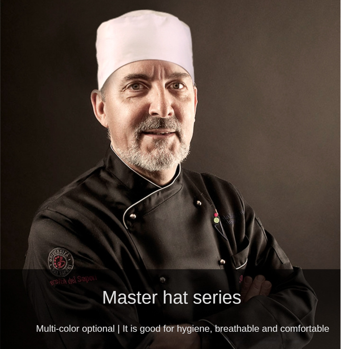 Ready Stock Chef Hat Hotel Restaurant Chef Hat Breathable Black Chef ...