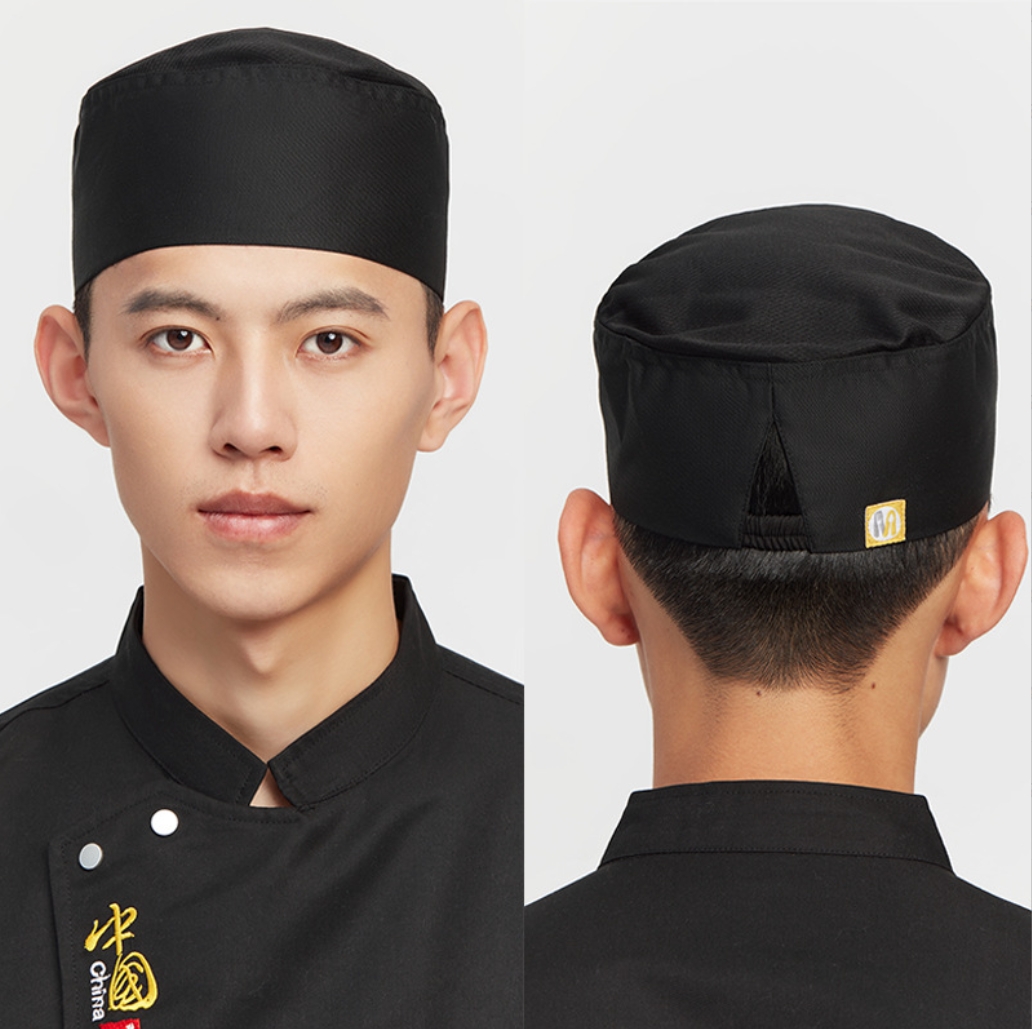 Ready Stock Chef Hat Hotel Restaurant Chef Hat Breathable Black Chef ...