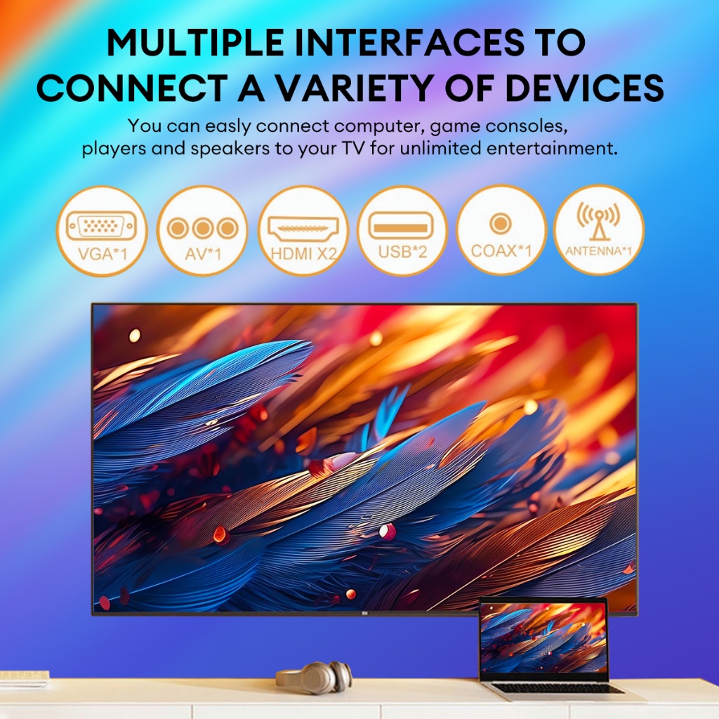 Smart TV Android 50''/55'' Inch 4K Television 4K UHD 50 Inch Android 12 ...
