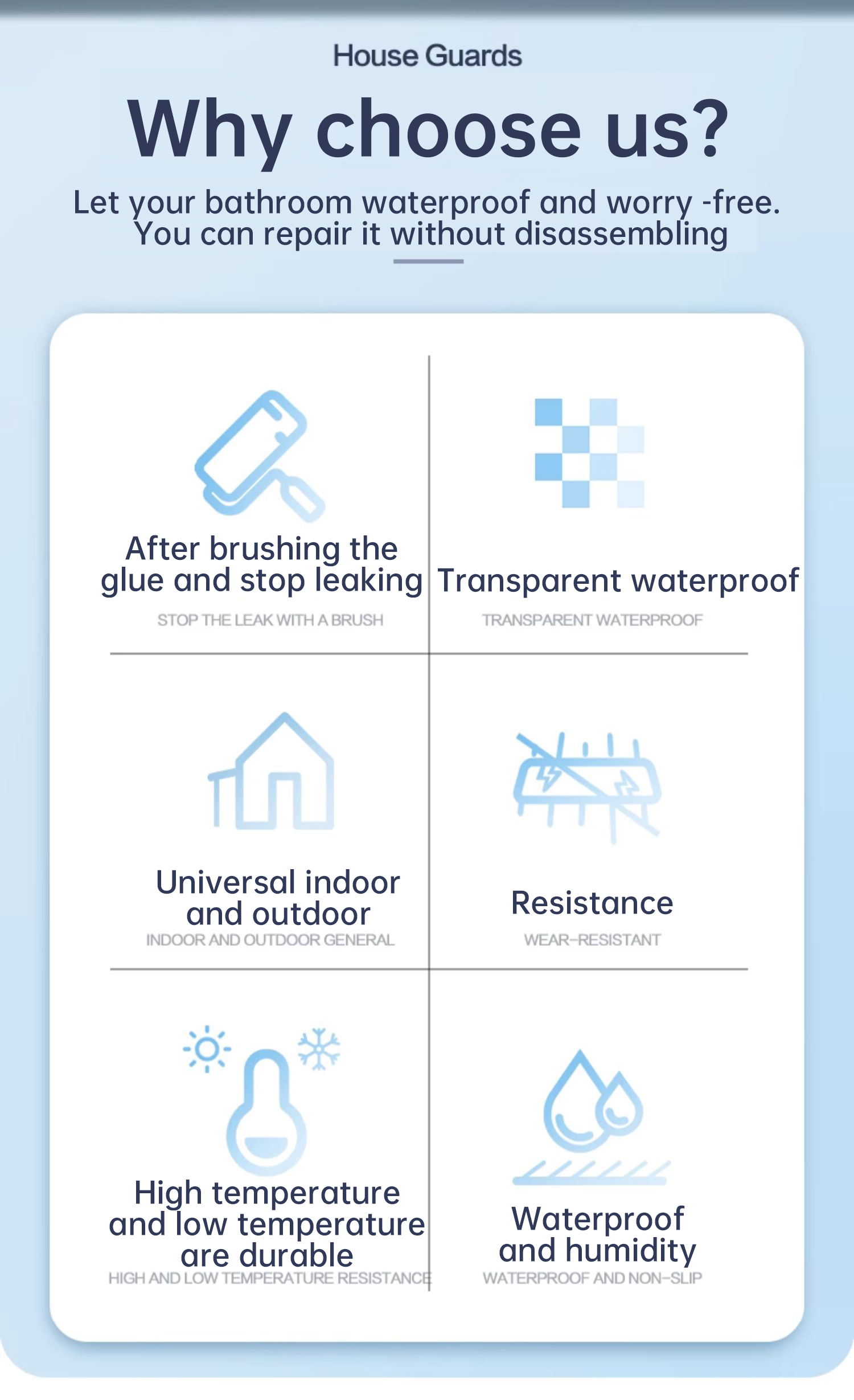 Forever No water leakage CC waterproof glue Waterproof glue transparent ...