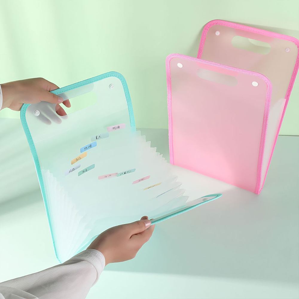 Student Test Paper Storage Full Edge Design File Bag Vertical Edge ...