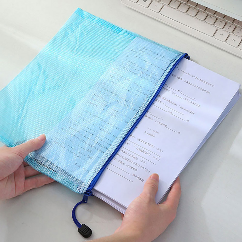 File Bag A4 Grid Bag Transparent Thickened File Zipper Bag Information ... File Bag A4 Grid Bag Transparent Thickened File Zipper Bag Information ...