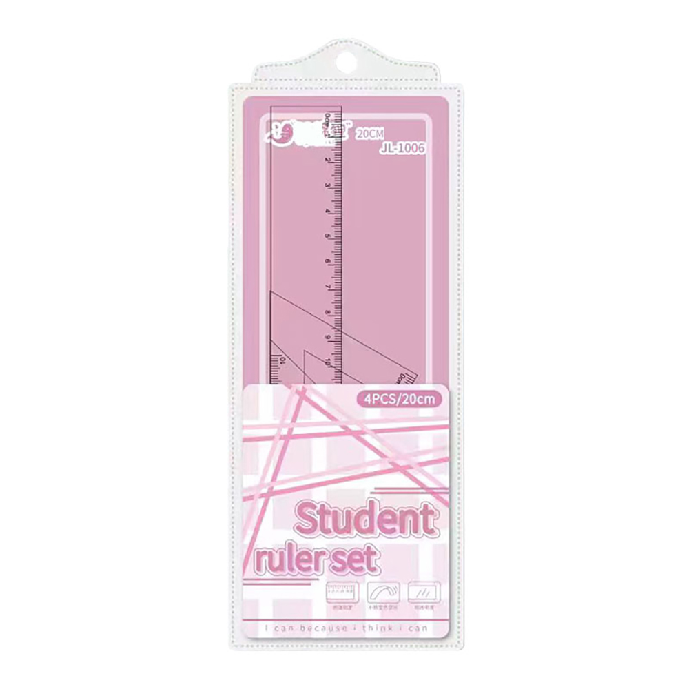 Ruler Set Ruler Triangle Ruler Protractor Primary School Student Set ...