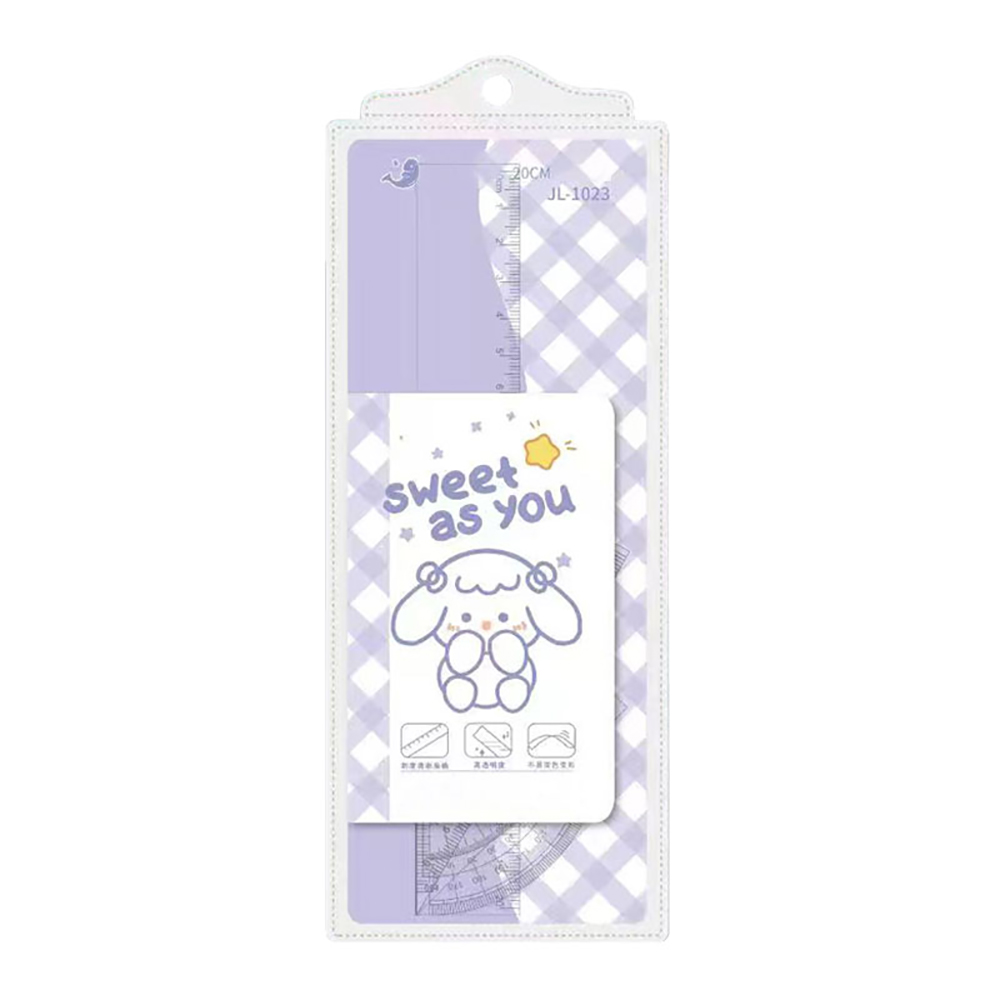 Ruler Set Ruler Triangle Ruler Protractor Primary School Student Set ...