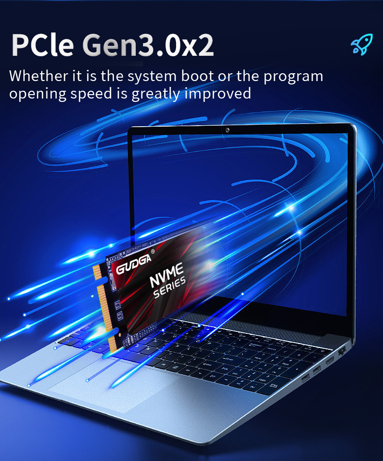 GUDGA NVMe SSD M2 128GB 256GB 512GB 1TB PCIe 3.0x2 M.2 NVMe 2242 For Laptop Desktop Notebook ...