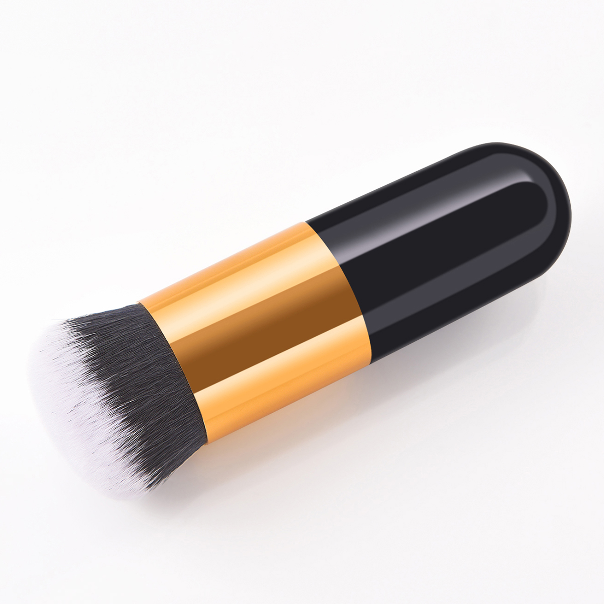 Single Foundation Brush Makeup Brush Small Fat Mound Gold Black Large ...