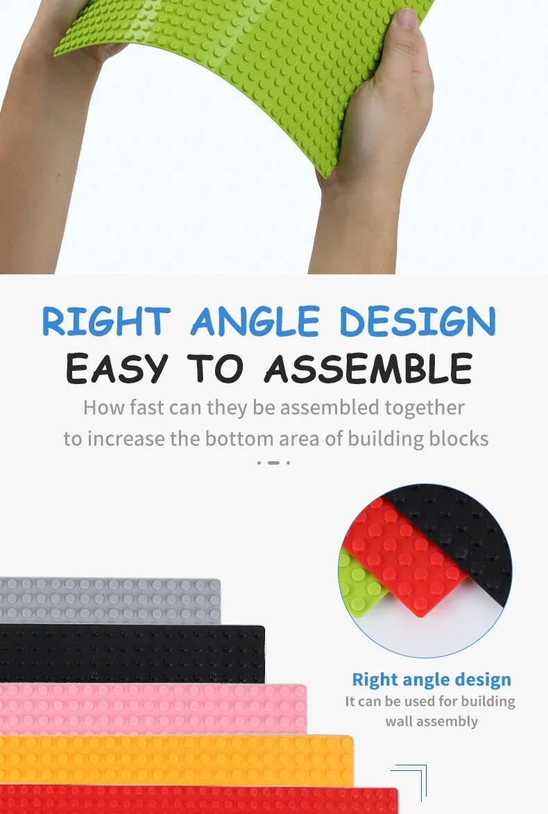 Classic Base Plates Blocks 32x32 Dots ABS Plastic Building BasePlates ...