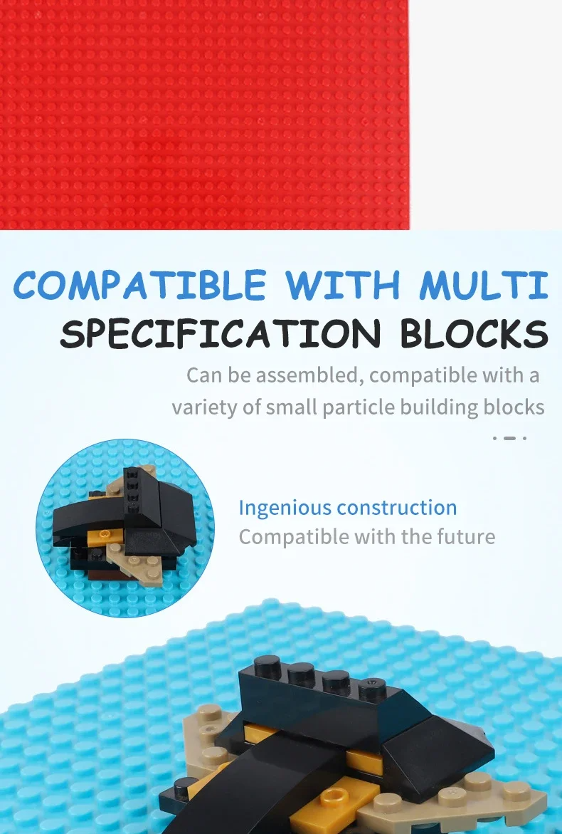 Classic Base Plates Blocks 32x32 Dots ABS Plastic Building BasePlates ...
