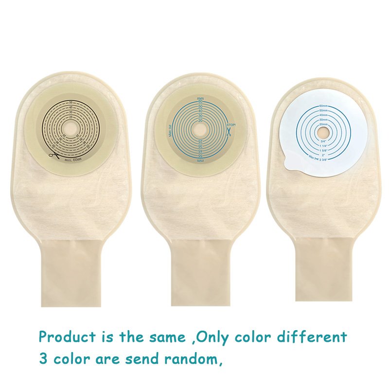 PECOO 10PCS/BOX Drainable Stoma Ostomy 15mm-60mm One-piece System ...