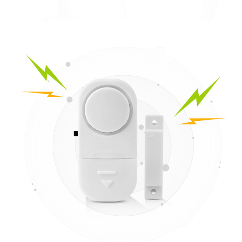 Activated alarm system with magnetic sensors for doors and windows to ...