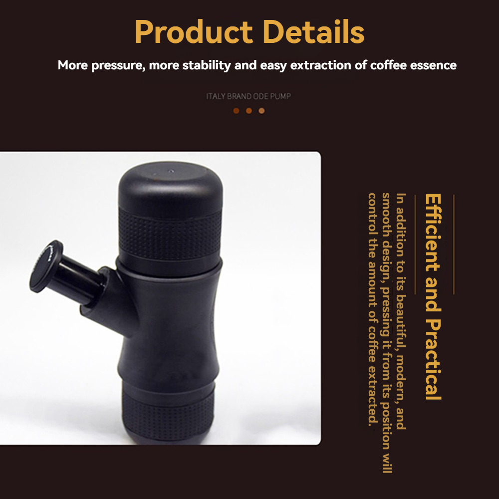 Mini Coffee Maker, Hand Pressed Espresso Machine with Coffee Drinking ...