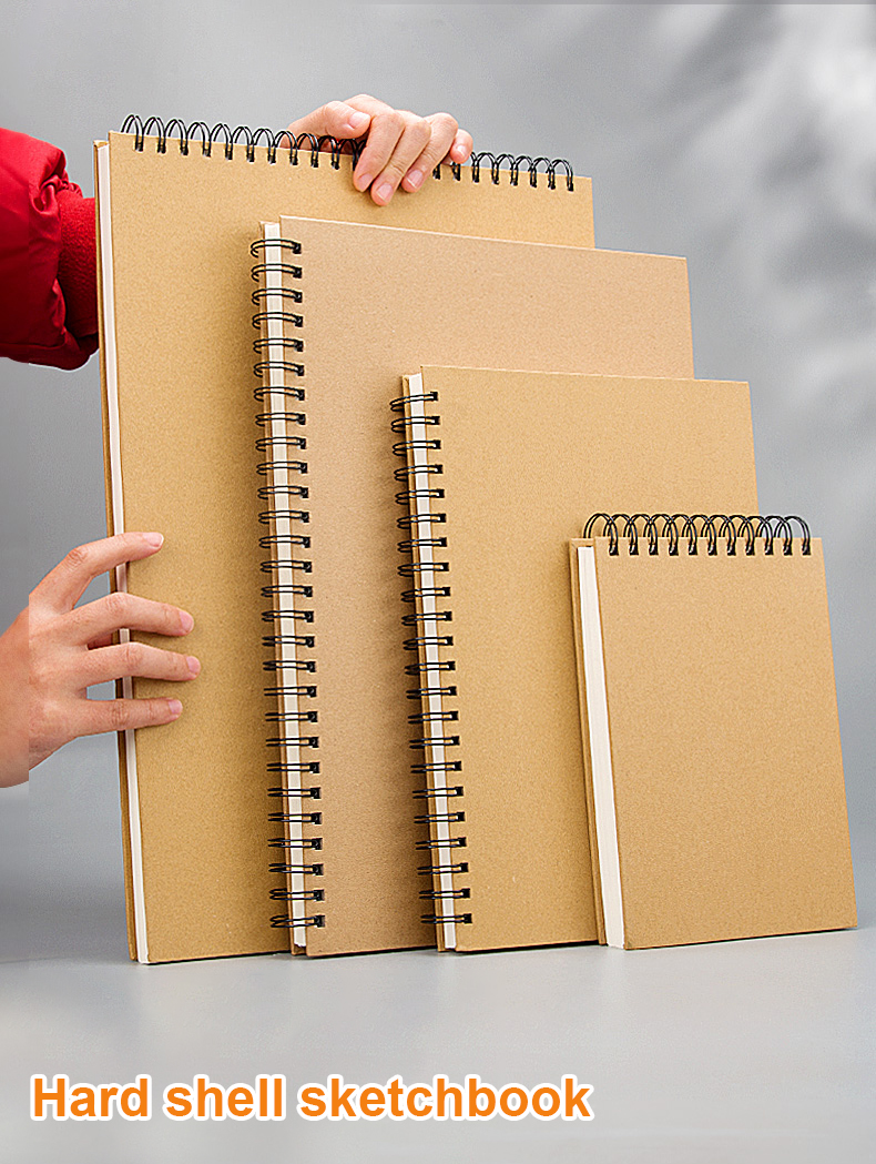 Professional sketchbook Thick paper 160 GSM Spiral notebook Art school ...