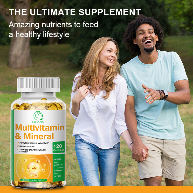 BEAU Multivitamin & Mineral Capsule with Vitamin A, C, B2, Calcium ...
