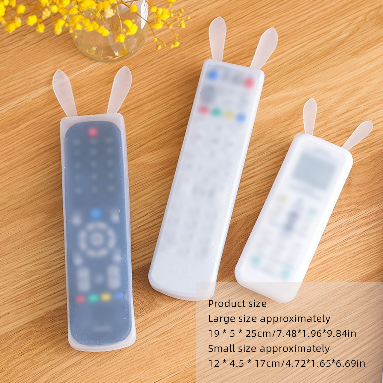 One Piece Silicone Cute Rabbit Tv Air Conditioner Remote Control ...