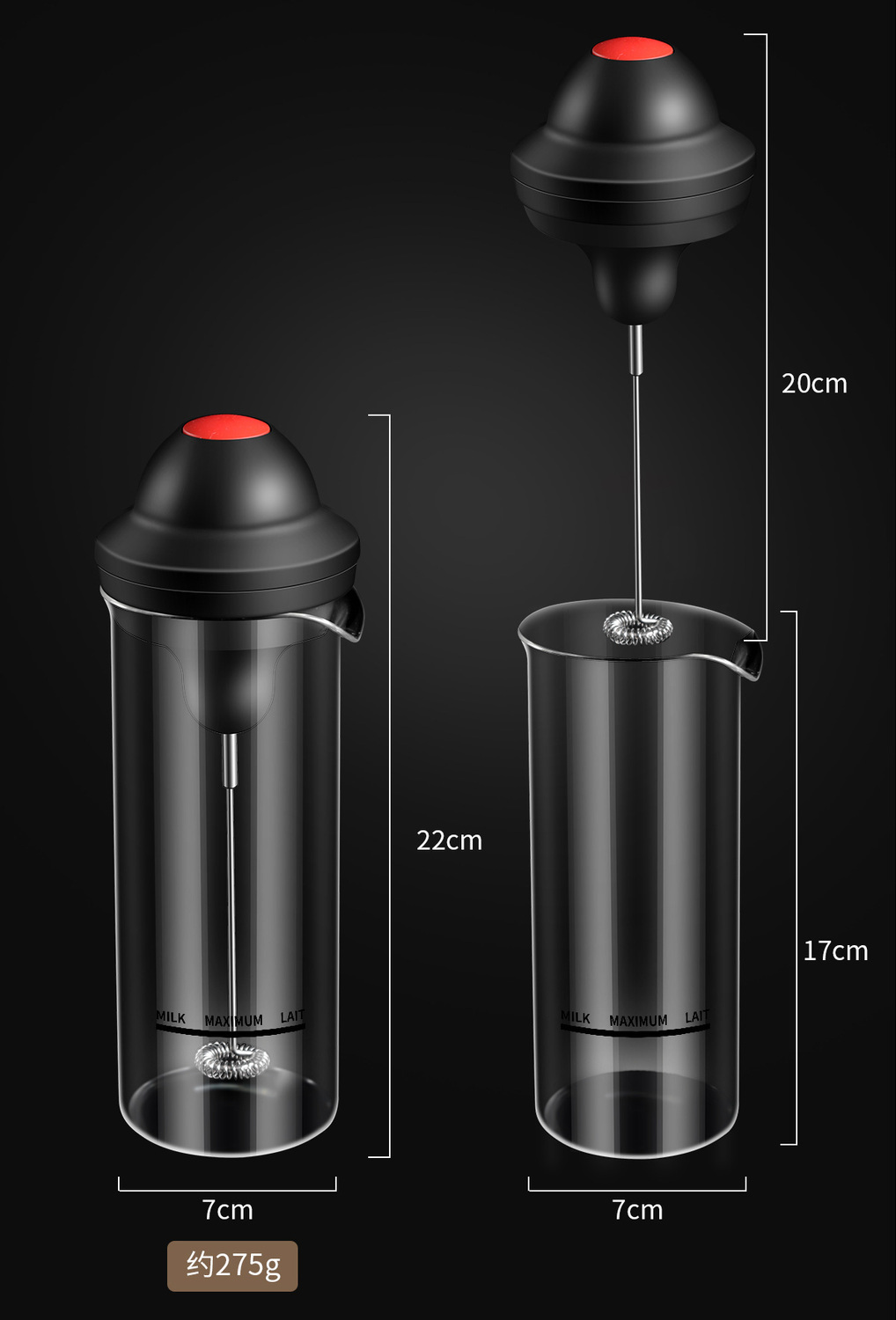 ⚡Ready Stock⚡Fully automatic milk frother Coffee mixer Coffee and milk ...