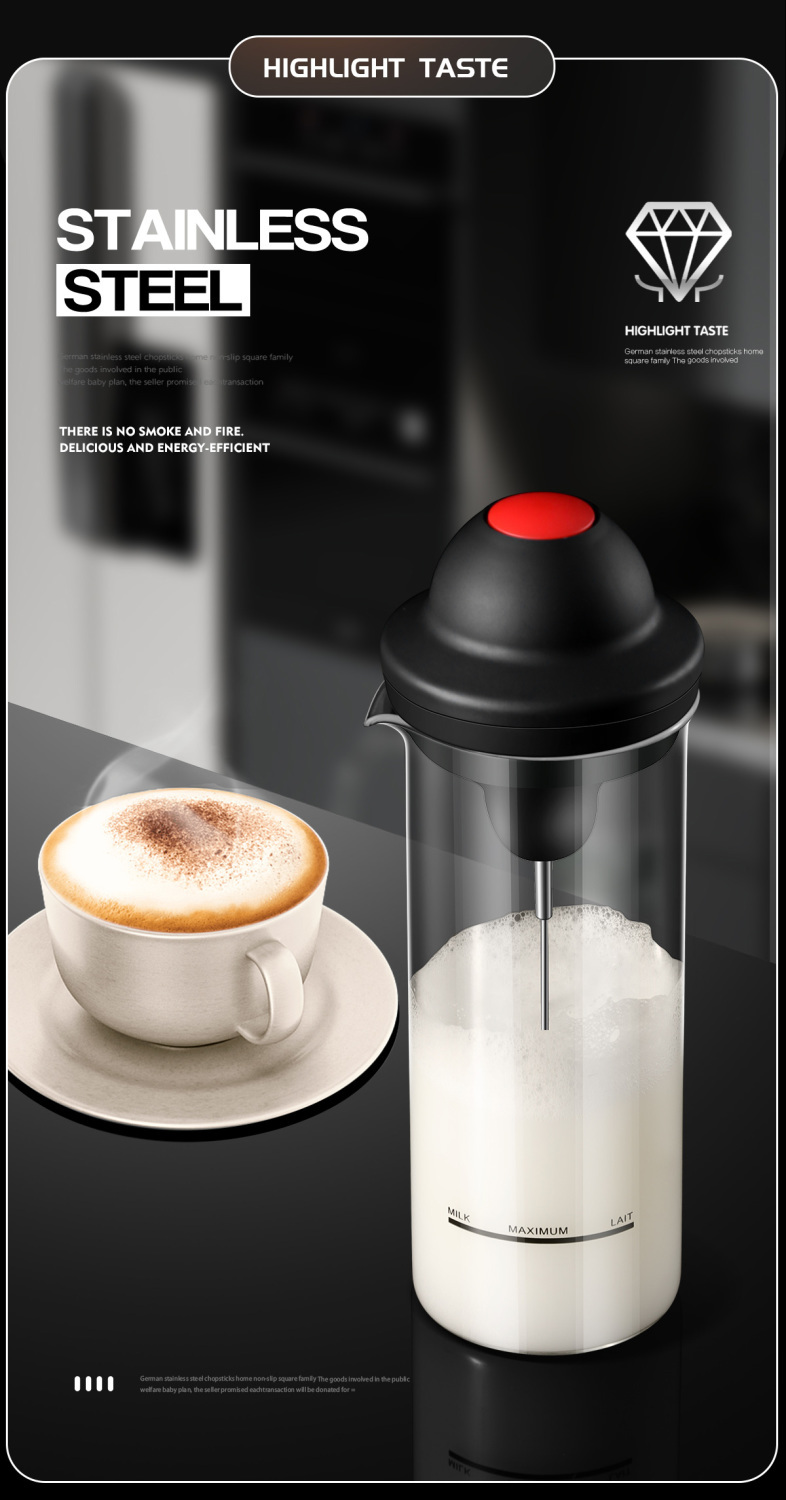 ⚡Ready Stock⚡Fully automatic milk frother Coffee mixer Coffee and milk ...
