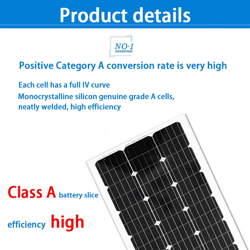 【Class-A】 100W/200W solar panel , ensuring 5 Year Warranty for full ...