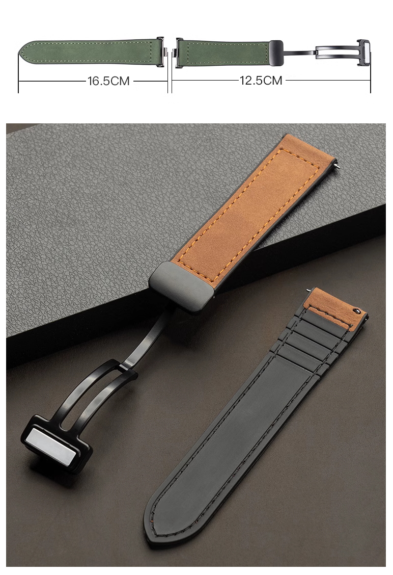 Silicone Leather Redmi watch 5 Active Strap Magnetic Buckle Watch Strap ...