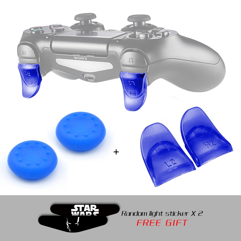 Bent L2 R2 Buttons Triggers Extender Kit For PlayStation 4 PS4/PS4 Slim ...