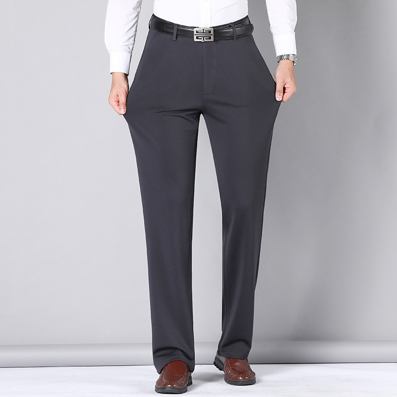 CEO Men's Stretch Formal Pants - Office & Casual Business Trousers ...