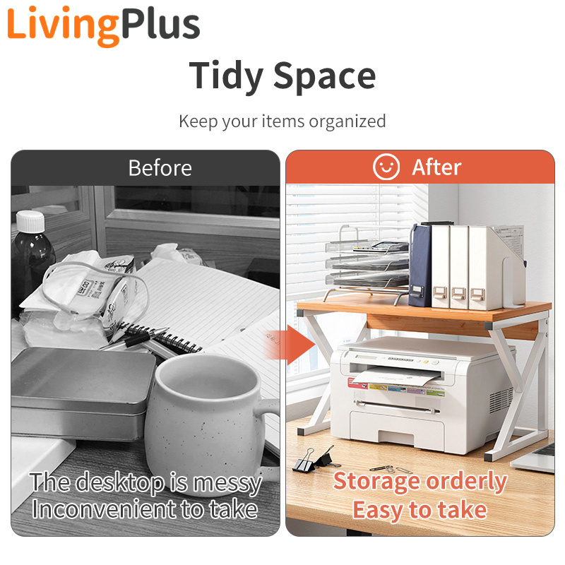 Printer Rack Printer Shelf Desktop Organizer Office Table Rack File ...