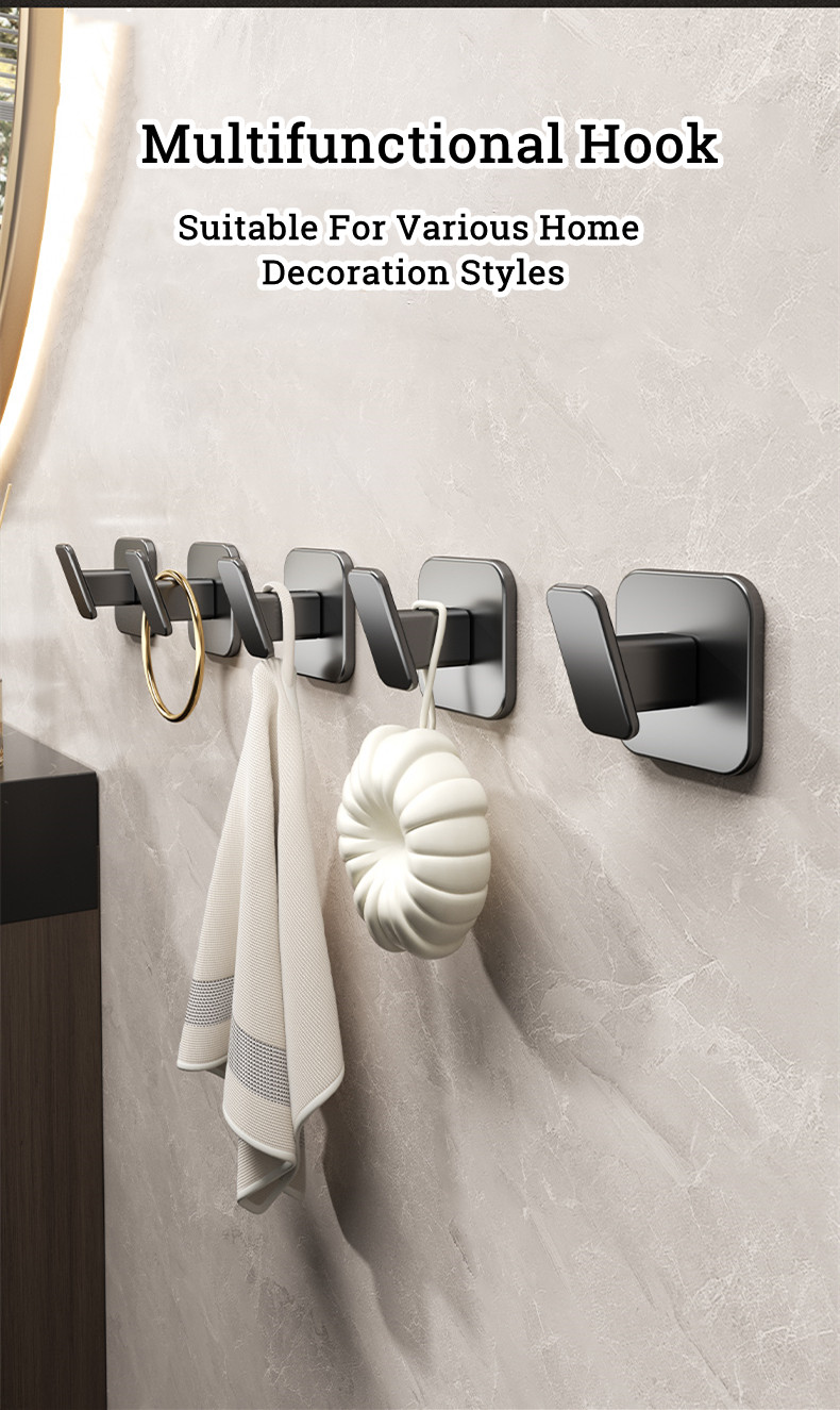 [EVA]【local delivery】 Wall hanging hook without punching hook, bathroom ...