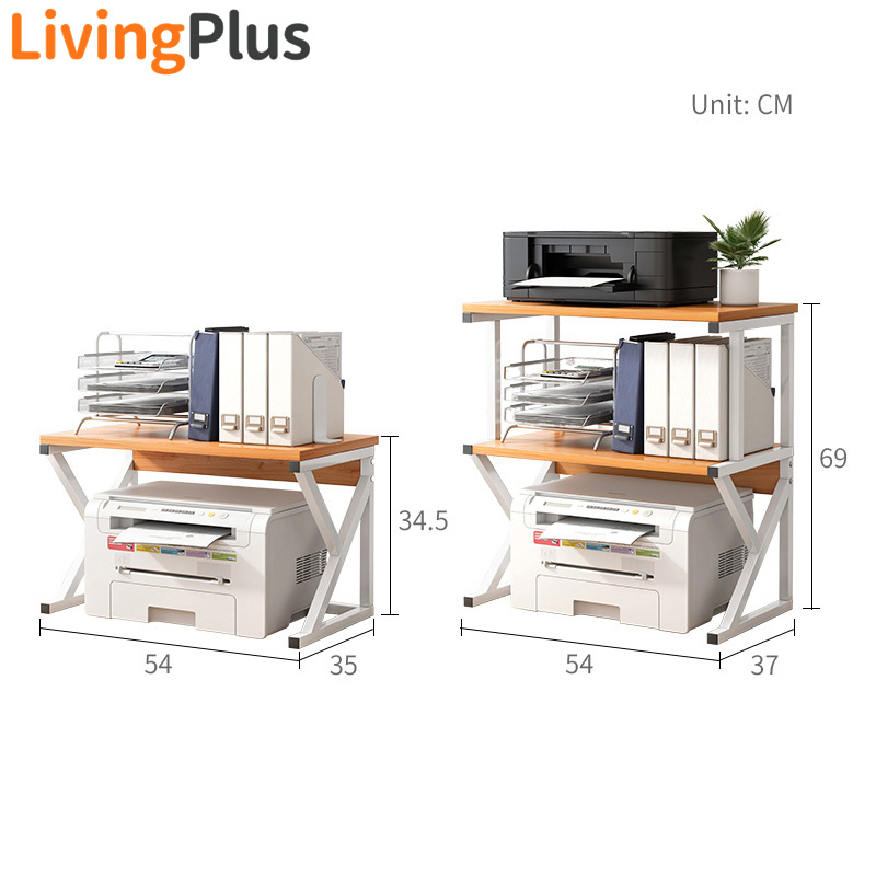 Printer Rack Printer Shelf Desktop Organizer Office Table Rack File ...