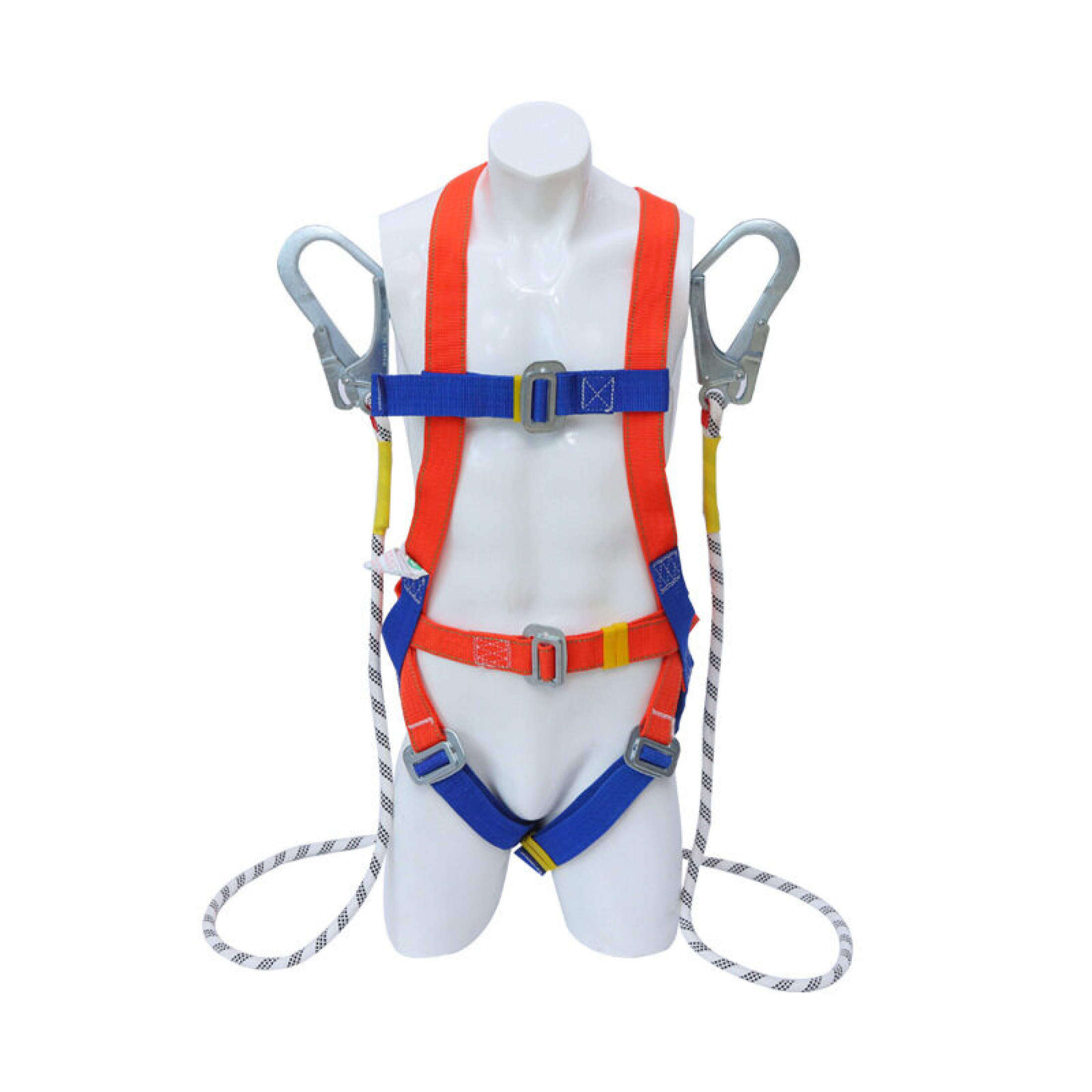Safety Harness SAFETY BELT FULL BODY HARNESS POLYAMIDE LANYARD LARGE ...
