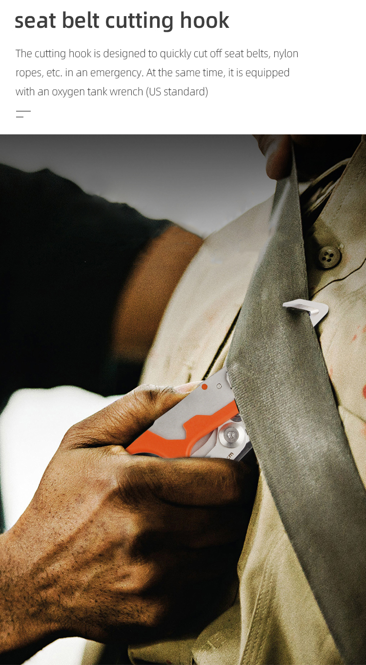 Trauma Raptor Shears, 6 in 1 Emergency Shears Foldable Medical Scissors ...