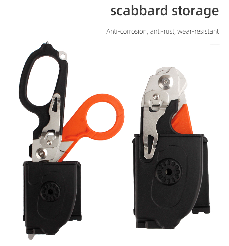 Trauma Raptor Shears, 6 in 1 Emergency Shears Foldable Medical Scissors ...