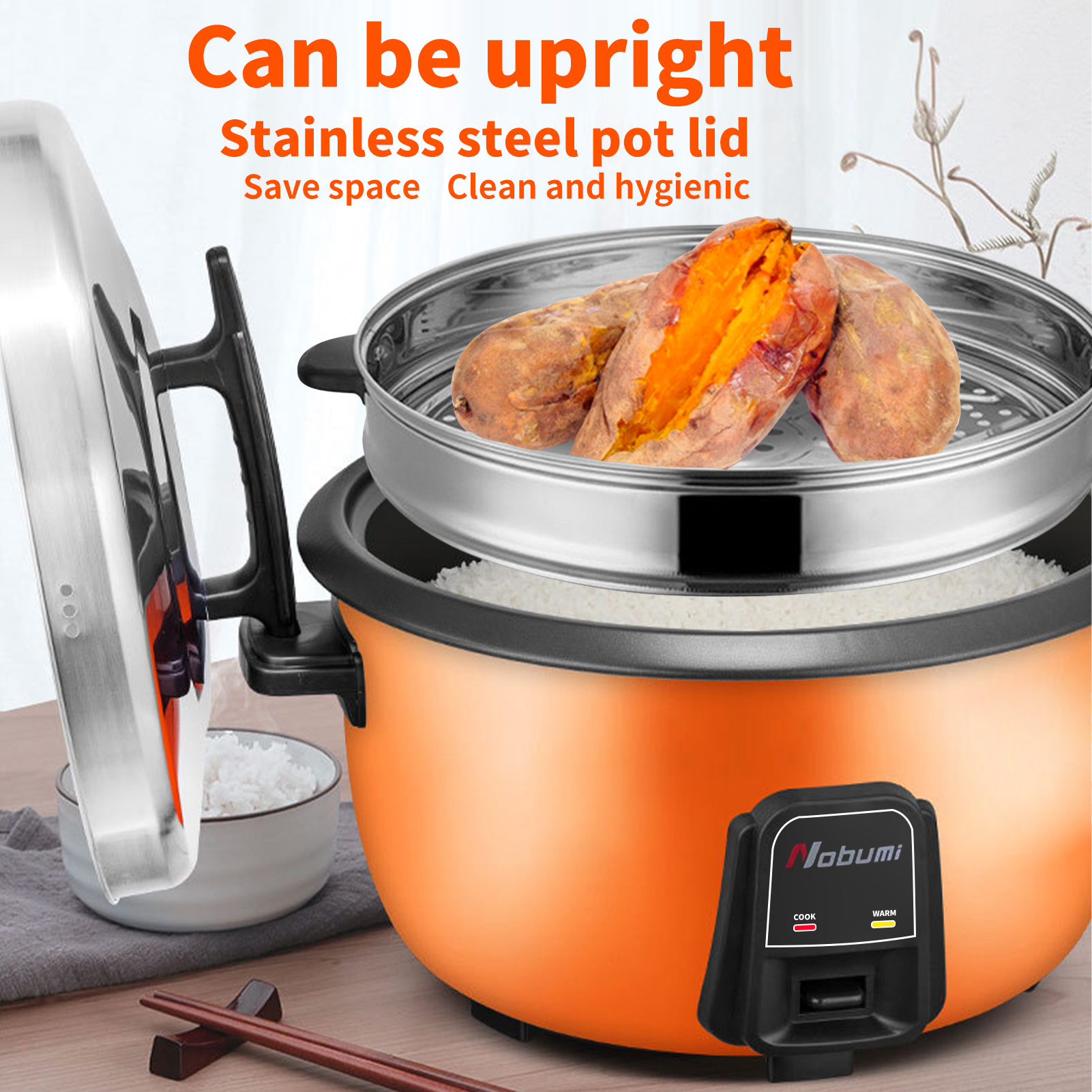 IGRLACE 8L/18L Multifunction Electrical Rice Cooker Warmer Huge Volume ...