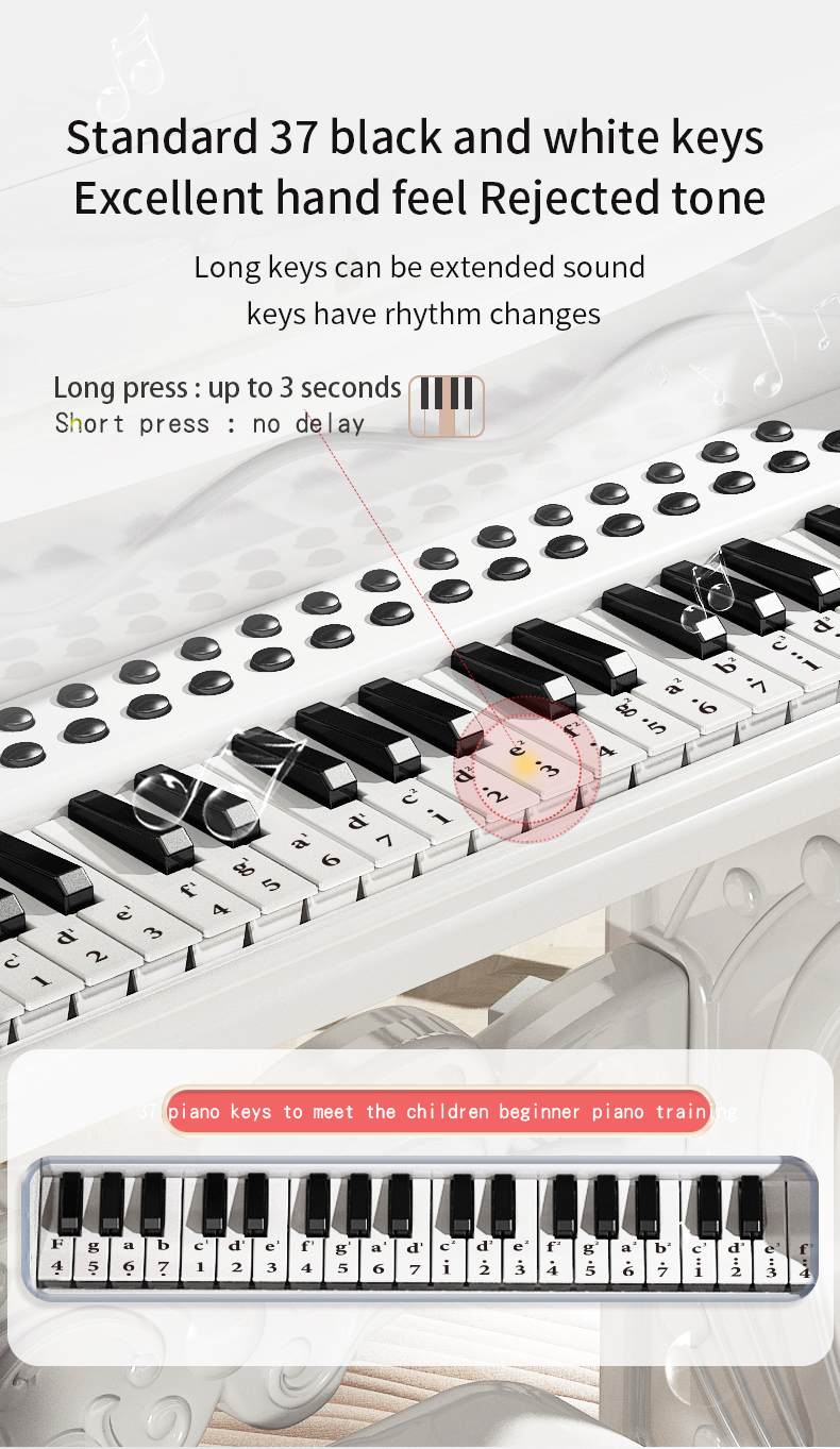 YIMI Kids Electronic Piano Multi Function Piano Musical Instrument for ...