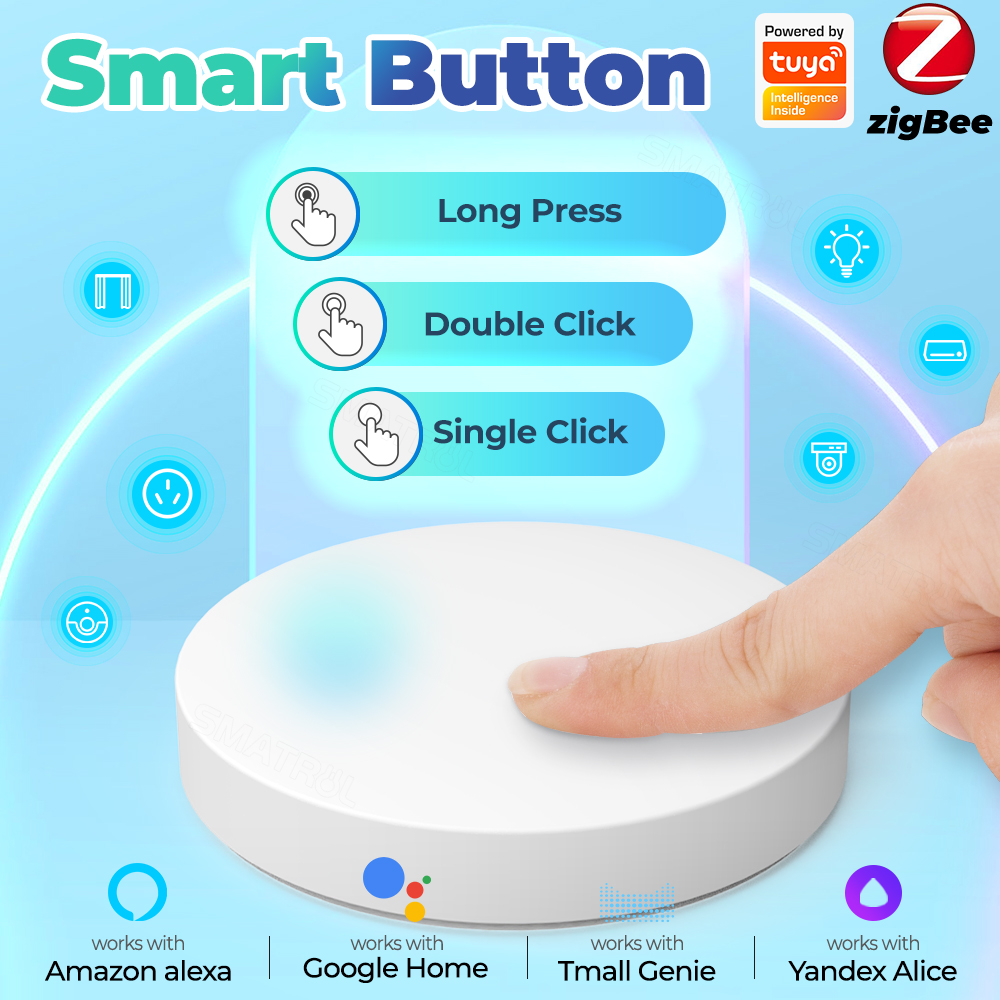 SMATRUL Tuya Zigbee Smart Key Switch Scene Switch Multi-Scene ...