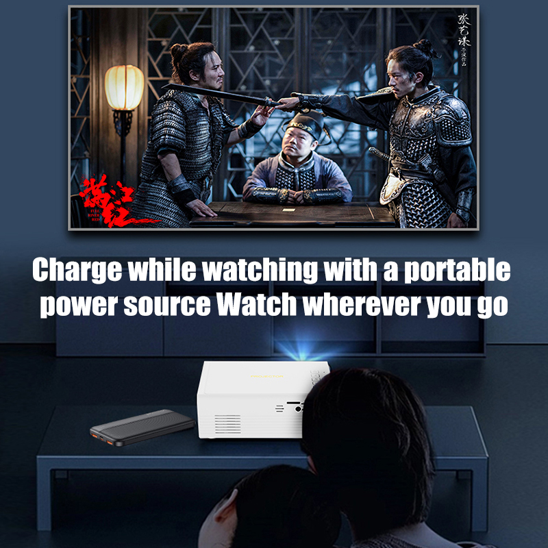 Mini Projector For Phone Small projector HDMI USB Laptop Wired ...