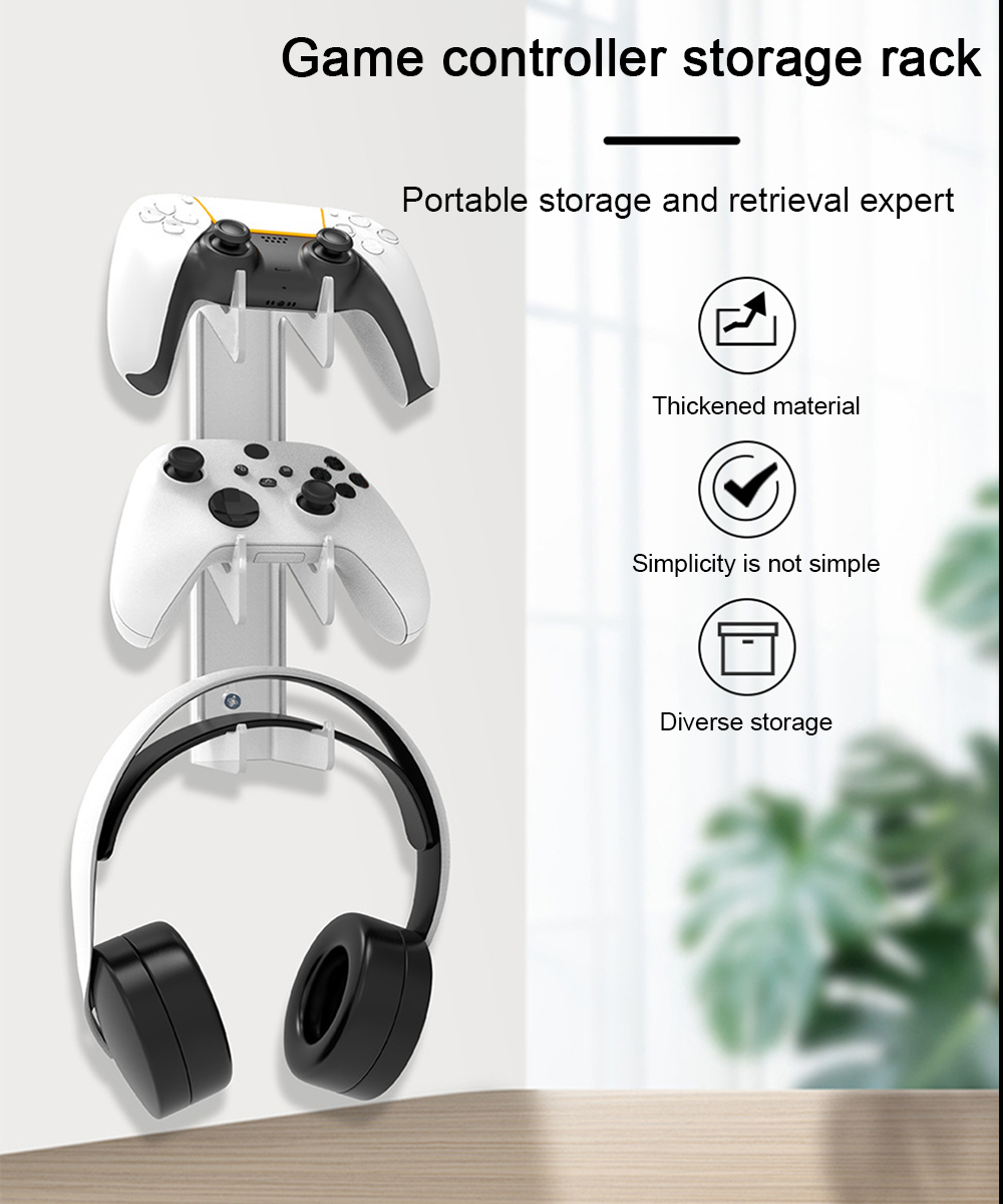 Universal Controller Stand Wall Mount Controller for PC PS5 PS4 Xbox ...