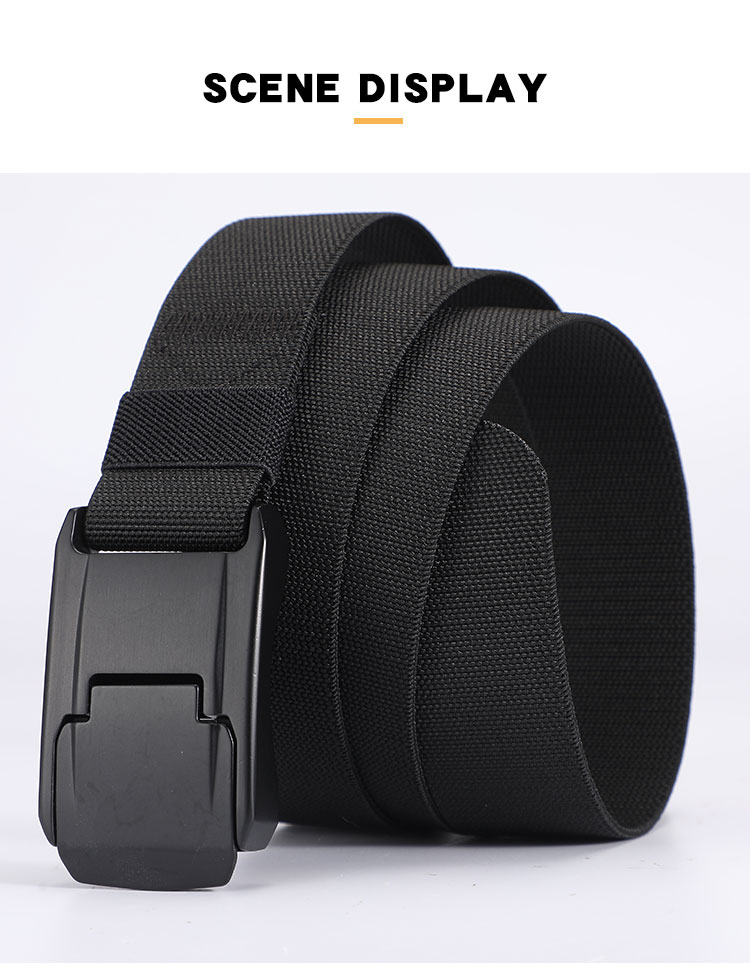 New Stretch Belt For Men And Women Quick Release Buckle Strong Real ...