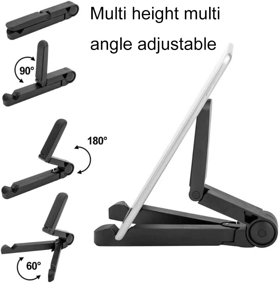 Black Multifunctional Desktop Universal Foldable Triangular Phone ...